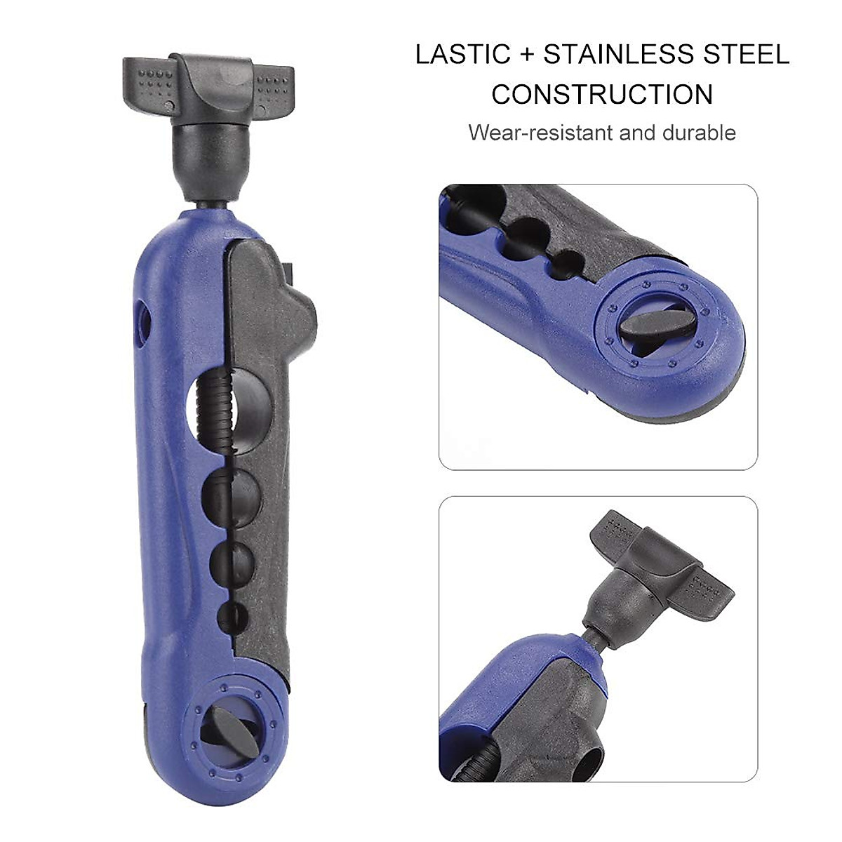 Keenso Mini Fishing Line Spooler, Portable Adjustable Fishing Line Spooler Reel Spooling System Tackle Tool