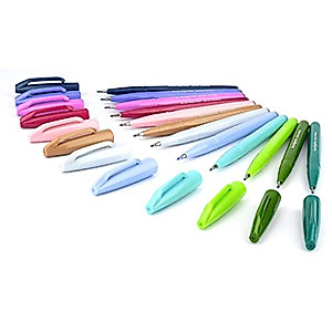 Pentel Brush Sign Pen SES15C-12 Fibre-Tip Pen 12 assorted colours