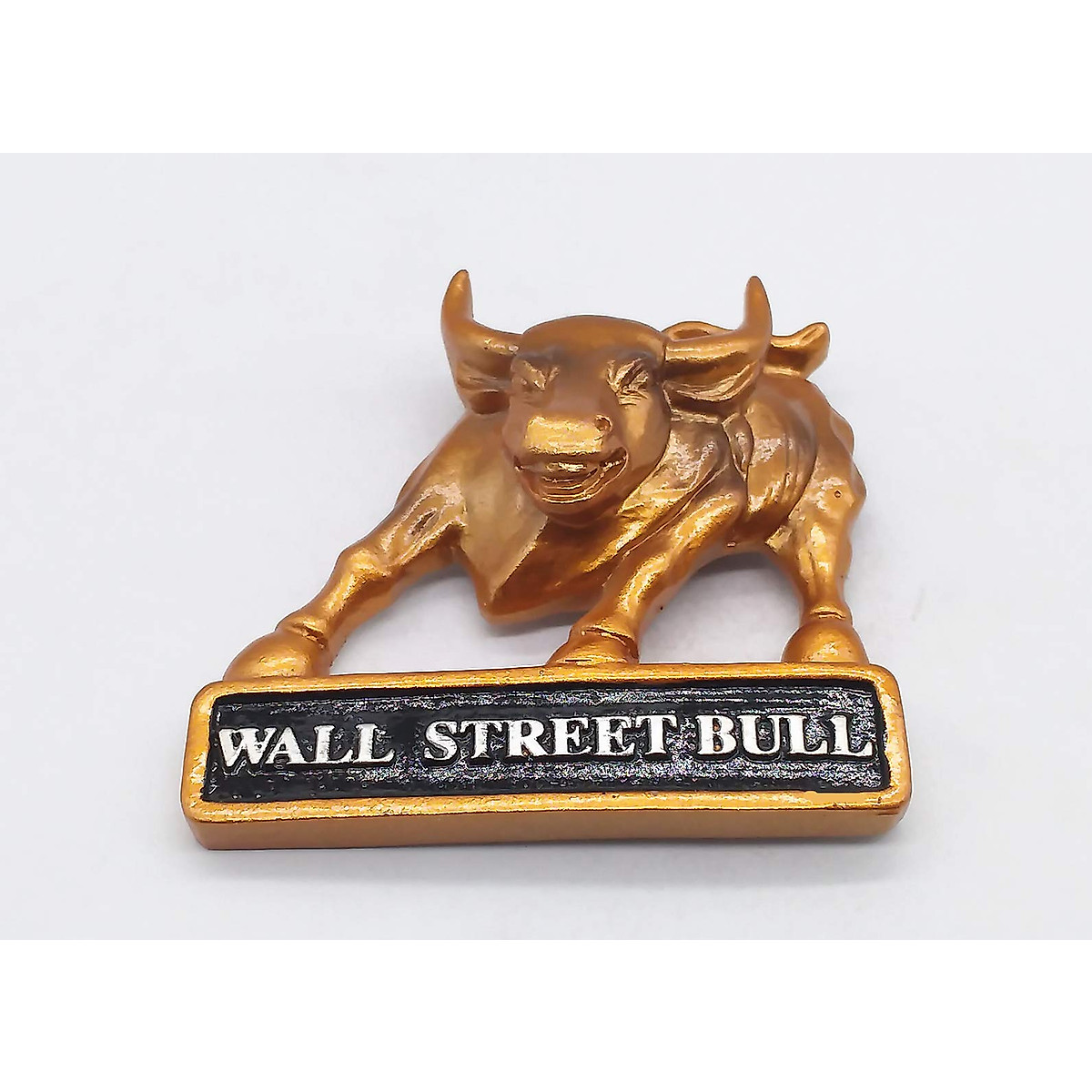Charging Bull of Wall Street Manhattan New York USA Fridge Magnet Tourist Souvenir Gift Home Kitchen Decoration Magnetic Sticker,Wall Street America Refrigerator Magnet Collection