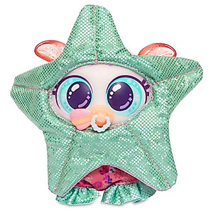 Nerlie Neonate Aquanerlie Aquamerito Clothing Wear - Shiny Polka Green & Pink Deep Sea Motiff Starfish onesie Dress and Headbanded Mask - KSI-Merito Glu Glu by Distroller