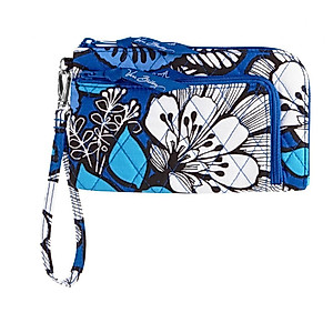 Vera Bradley Zip Zip Wristlet in Blue Bayou