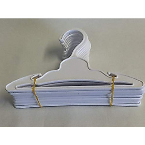 Doll Hangers Set of 24 Plastic Hangers, Fits 18 Inch Dolls Clothes Girl, Doll Accessories 18" Doll Clothing Doll Clothes