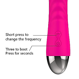 G-Spot Silent Vibrator Realistic Dildo for Women with 10 Vibration, Small Shaped Vibrating Machine Clitoris Nipple Vagina Massagers Soft Liquid Silicone Waterproof Adult Sex Toys Solo Play or Couples