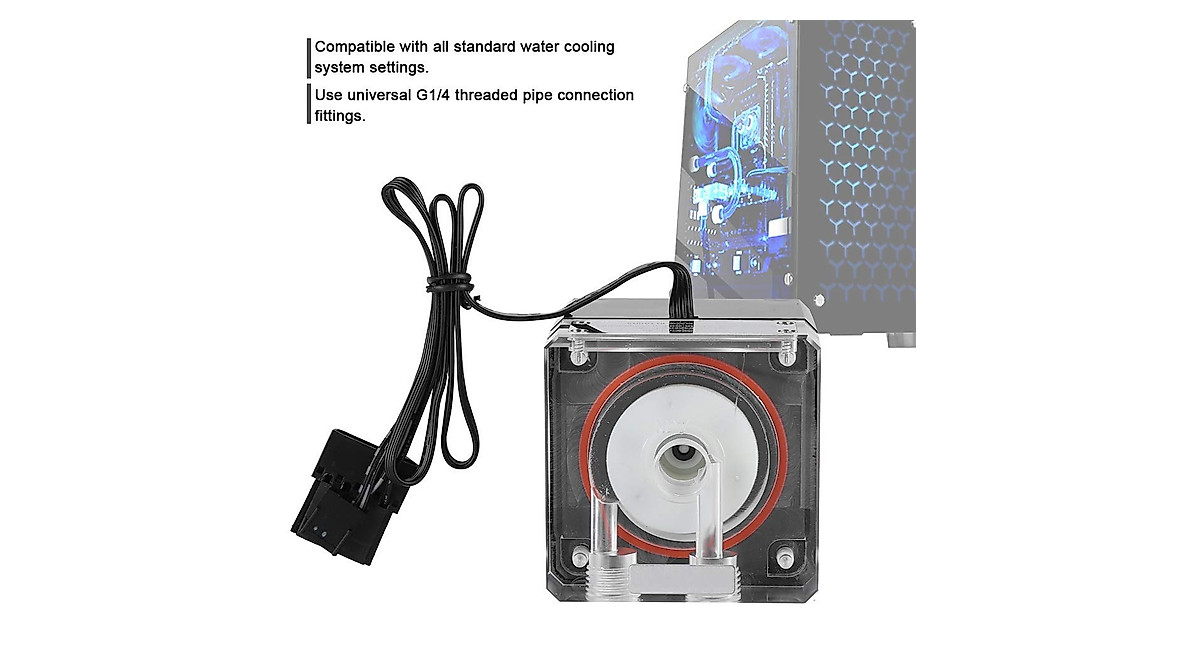 Water Cooling Pump 800L/H for PC | Support PWM & RGB - Ciglow