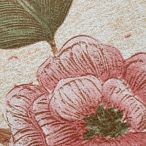 Yifasy Drawer Shelf Liner Rustic Floral Self-Adhesive Furniture Inner Lining Paper Sheet Removable Wallpaper Roll 118x18 Inch