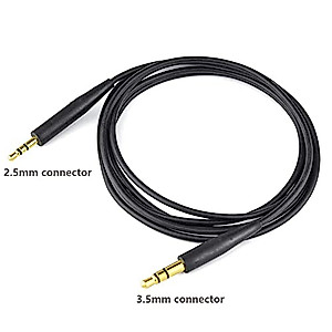 UWOXX Bose Replacement Cable, Replacement Audio Cable Cord Compatible with Bose SoundTrue Soundlink Bose Quietcomfort 25 QC25 QC35 QC35II QC45 NC700 On-Ear 2 OE2 OE2i Headphones (No Mic)