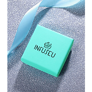 INFUSEU Shamrock Earrings Celtic Knot Stud Irish Jewelry for Women Sterling Silver Small Tiny Four Leaf Clover Little Teengirl Teen Adolescent Teenager Young 925 Gift 6mm