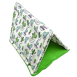 tinkare Reptile Sleeping Bed Bearded Dragon Tent Hide Habitat Shelter for Lizard Bearded Dragon Leopard Gecko