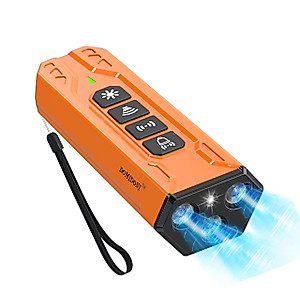 2024 Dog Bark Deterrent Device - Anti-Bark Devices for Dogs, No More Barks Dog Training Tool (Cali Orange)