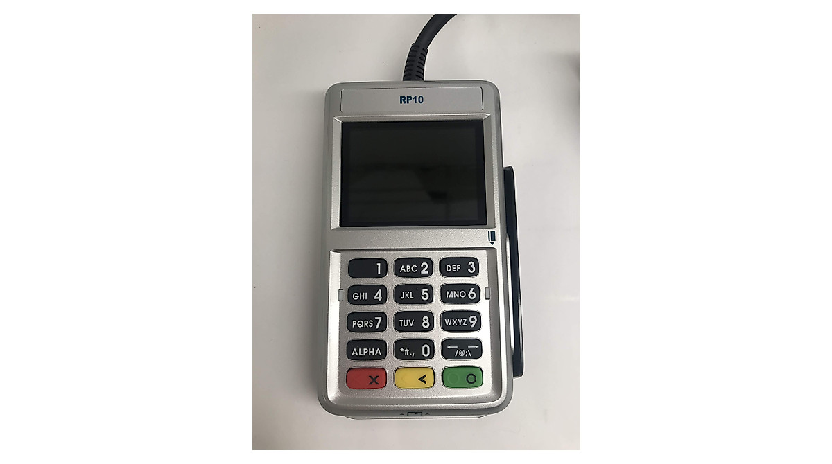 First Data RP10 PIN Pad with Wells 350 Encryption - Secure Payment Device