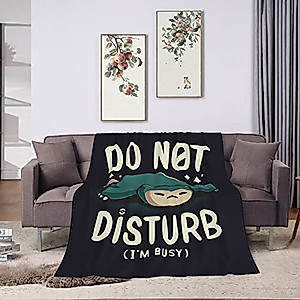 Interesting Flannel Fleece Blanket for Beding Cozy Plush Throw Blanket Lightweight Decorative Blanket Air Conditioner Blanket Towel for Couch Sofa Chair Office Travelling Camping Gift