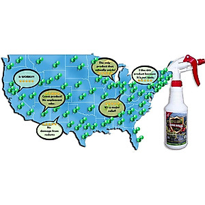 Natural Armor Animal & Rodent Repellent Spray. Repels Skunks, Raccoons, Rats, Mice, Deer Rodents & Critters. Repeller & Deterrent in Powerful Peppermint Formula – 128 Fl Oz Gallon Refill Case of 4