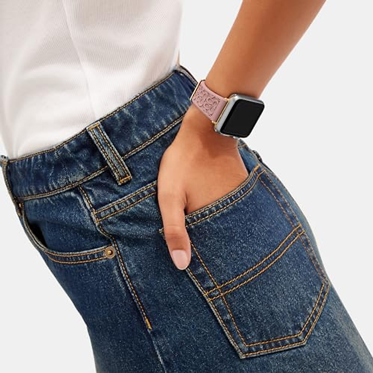 Coach Apple Watch Strap | Elevate Your Look and Customize Your Timepiece (Model 14700040)