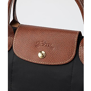 Longchamp 1621 089 Handbag, Preage, Tote Bag, Nylon/Leather, Noir [Parallel Import]