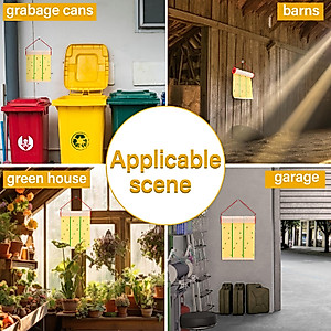 Kittmip 1 Pcs 30 ft Fly Trap Sticky Fly Traps Fly Glue Trap Rolls Indoors Outdoors Yellow and Green for Kitchen, Yard, Farm, Stables