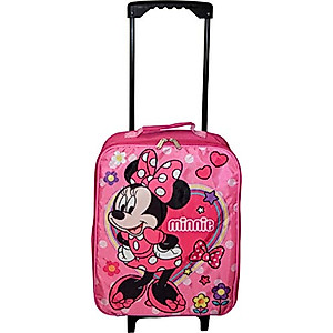 Disney Junior Minnie Mouse 15" Collapsible Wheeled Pilot Case - Rolling Luggage