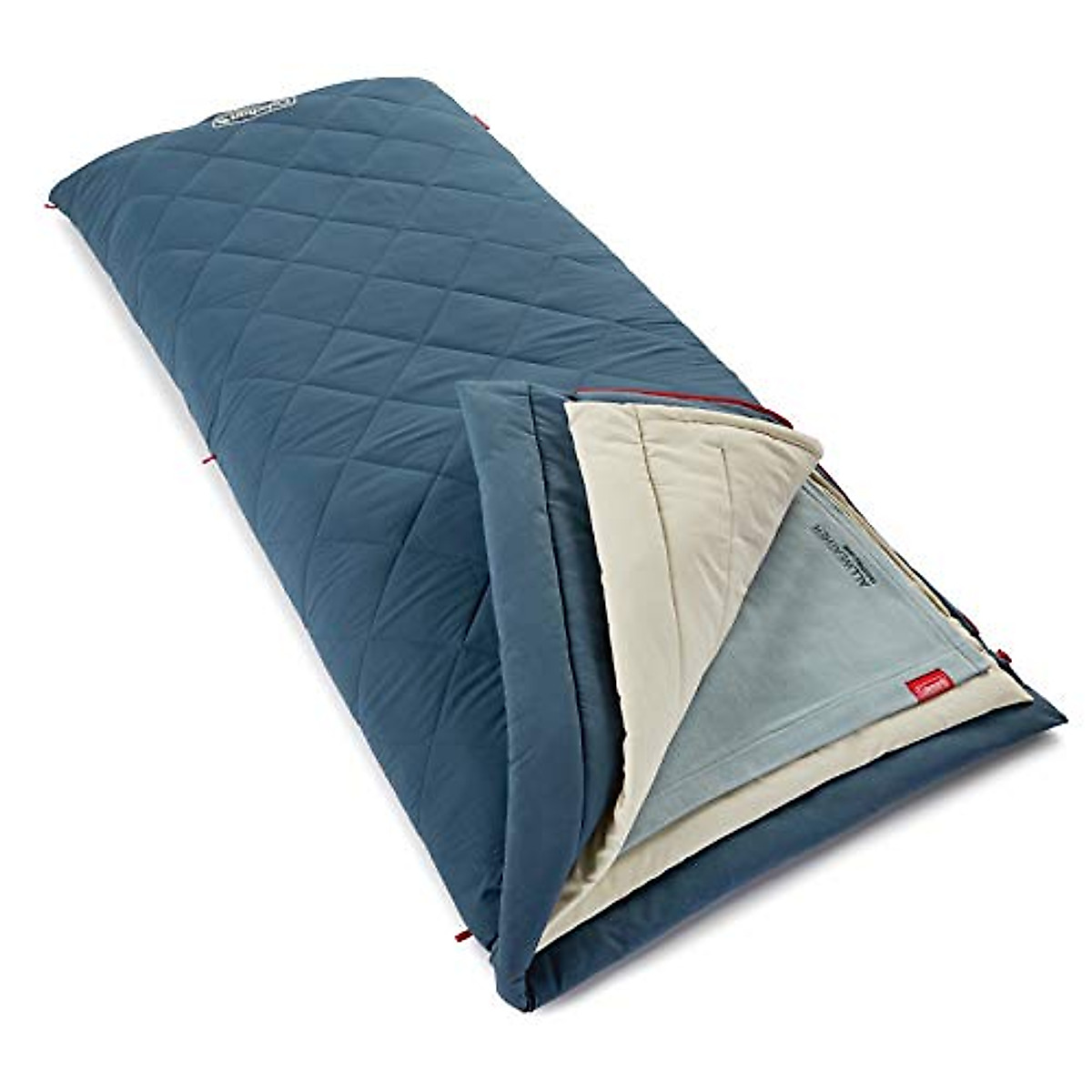 Coleman All-Weather Multi-Layer Sleeping Bag, 3 Versatile Layers for Temperatures Ranging from 0°F to 60°F, Includes No-Snag Zipper, Easy Packing, and Heat Insulation
