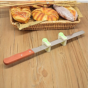 NatureMan 10Inch Serrated Bread Cutter,Bread Slicer,Bread Knife,Stainless Steel Cake Knife, 5 Layers Leveler Slicer