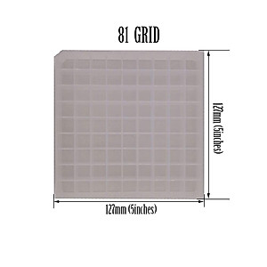 81PCS Cryo Tubes 2ml, Plastic Small vials with Screw caps Sample Tubes,PP Material ，with Silica Gel Gasket，Free from DNase, RNase, Human DNA