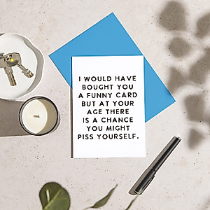 Huxters I would have got you a funny birthday card - funny birthday cards for men - happy birthday card for her - best friend birthday card - funny birthday card for him – rude card