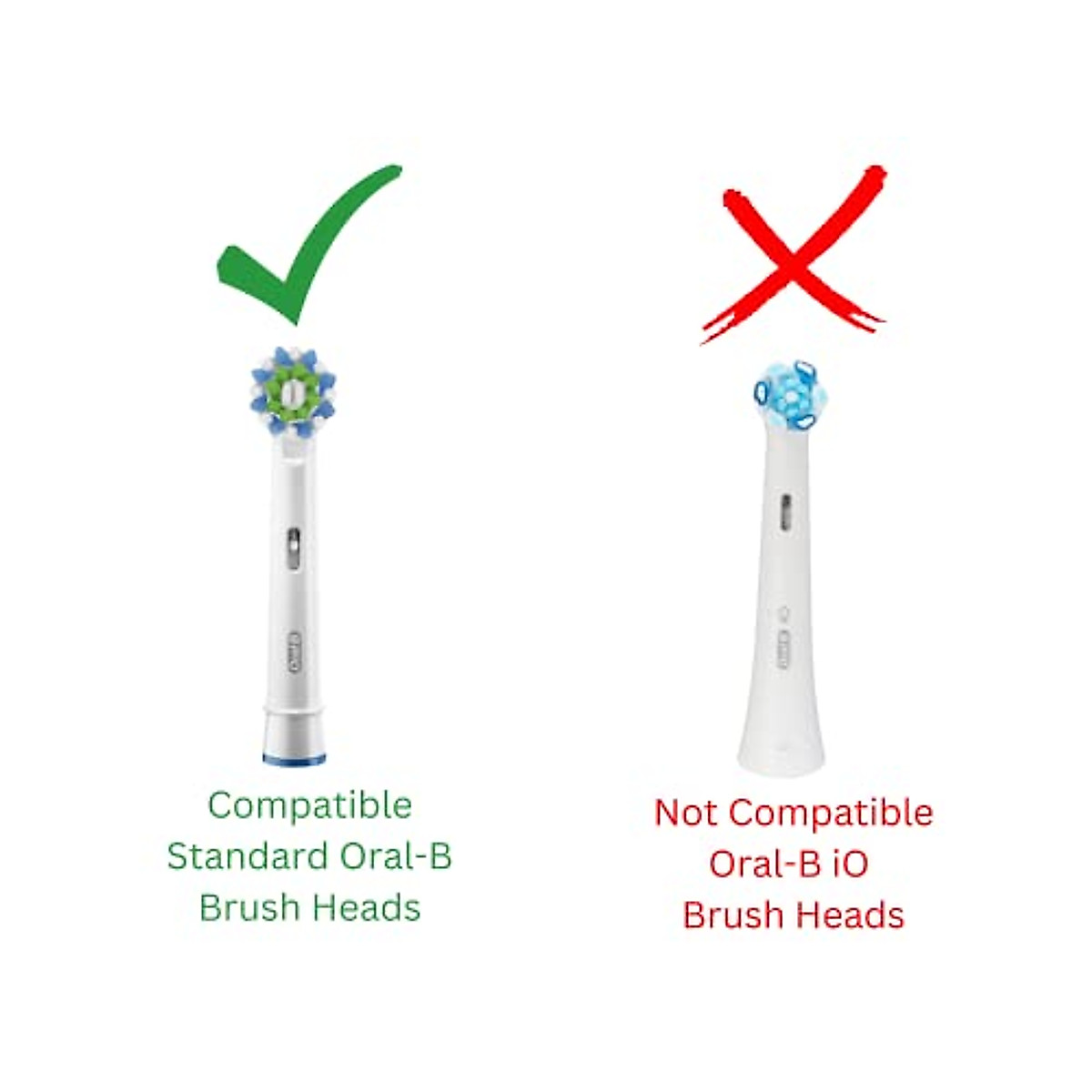 HOYT DESIGN for Oral-B Countertop Electric Toothbrush Replacement Brush Head Holder Organizer Stand