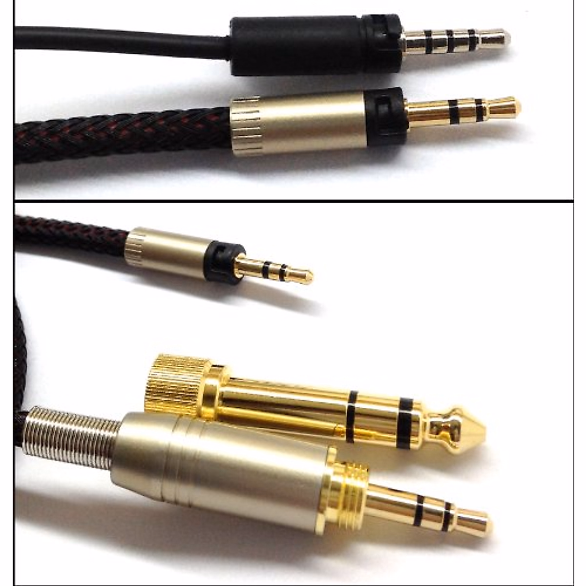 NewFantasia Replacement Audio Upgrade Cable Compatible with Sennheiser Momentum, Momentum 2.0, HD1 Over-Ear On-Ear Headphones 1.2meters/4feet