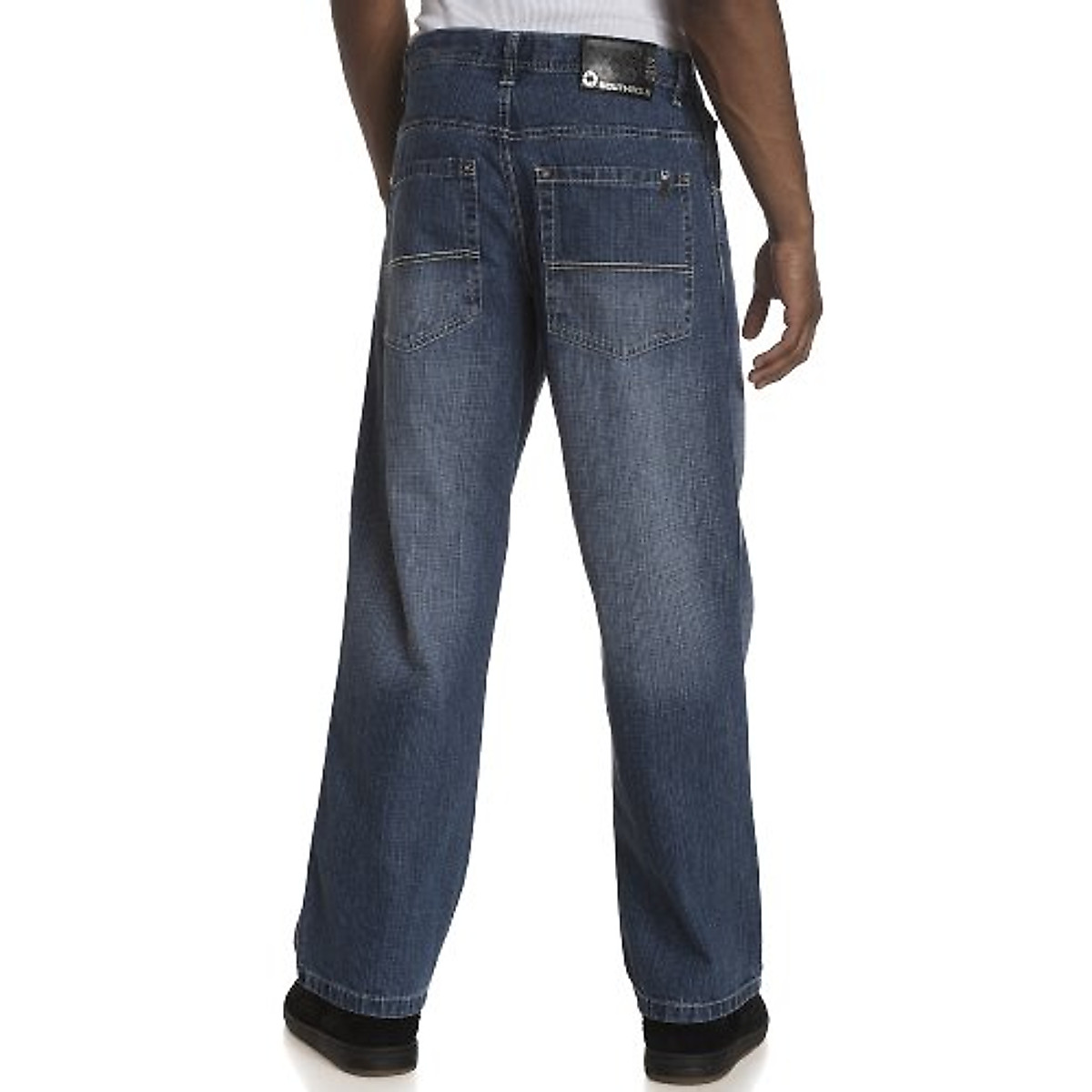 Southpole mens Relaxed-fit Core Denim Pants Jeans, Medium Sand Blue, 38W x 30L US