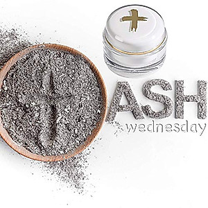 Church Supply for Ash Wednesday Easter Service 2" White Acrylic Container Ashes Pyx