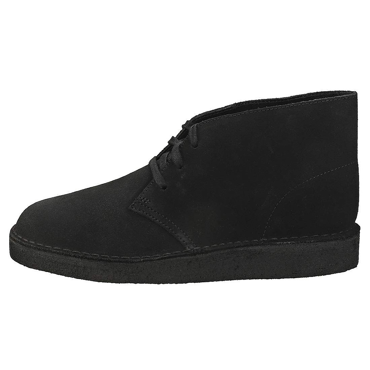 Clarks ORIGINALS Mens Desert Coal Suede Black Boots 8 US