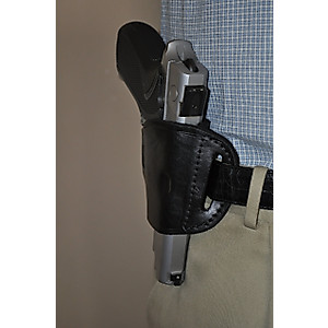 Black Leather Gun Holster for Beretta Cougar 8000 Series