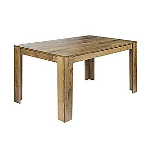 GIA Furniture Home Series Rectangular 59' x 35" Dining Table, Mixed Oak Finish