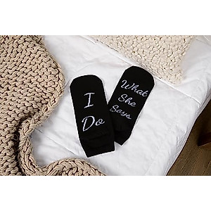 Monkey Stix Wedding Gift Socks Bride Dress Bachelorette Gifts, Novelty Wedding Accessories Groom Gift Bridal Shower Newlyweds Engagement Party 2 Pairs Mr. Mrs.