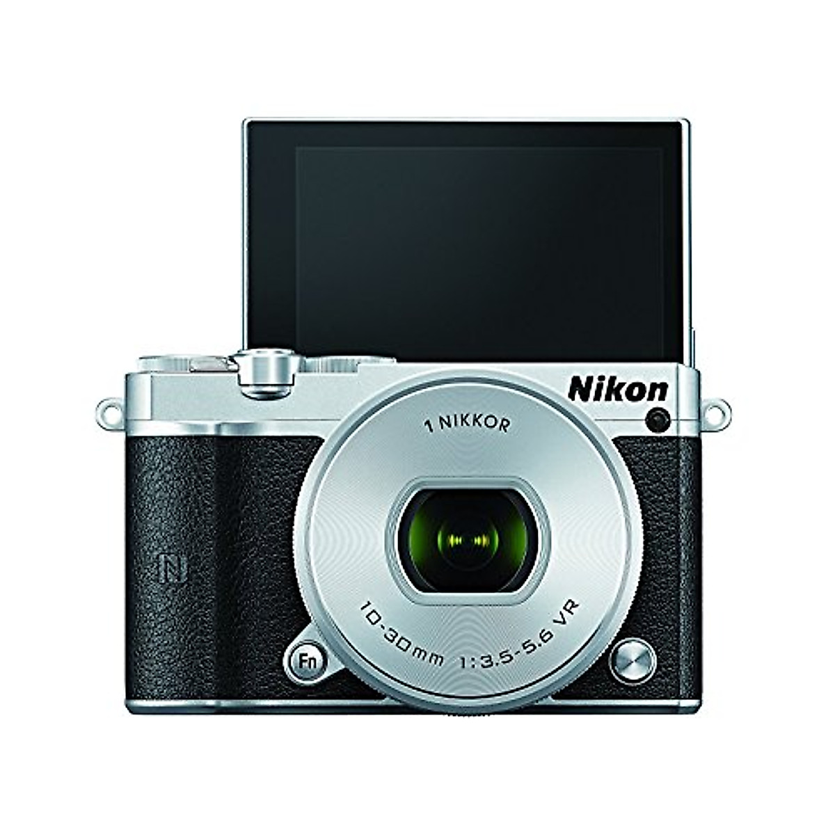 Nikon 1 J5 Mirrorless Digital Camera w/ 10-30mm PD-Zoom Lens (Silver) International Version (No Warranty)