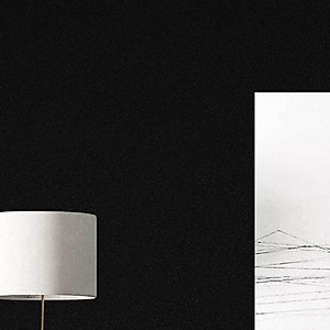 Shelf Liner Drawer Matte Black Wallpaper Vinyl Self-Adhesive Countertop Removable Contact Paper Wall Decoration