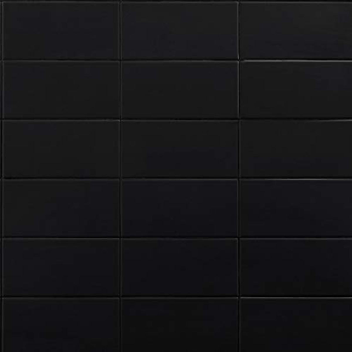 Tori Black 4 in. x 8 in. Matte Ceramic Wall Tile (28 Pieces, 6.02 Sq. Ft. / Case)