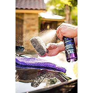 Liquid X Purple Xtreme Plush Waffle Weave Microfiber Detailing Towel Guaranteed Satisfaction - 16" x 16" (5 Pack)