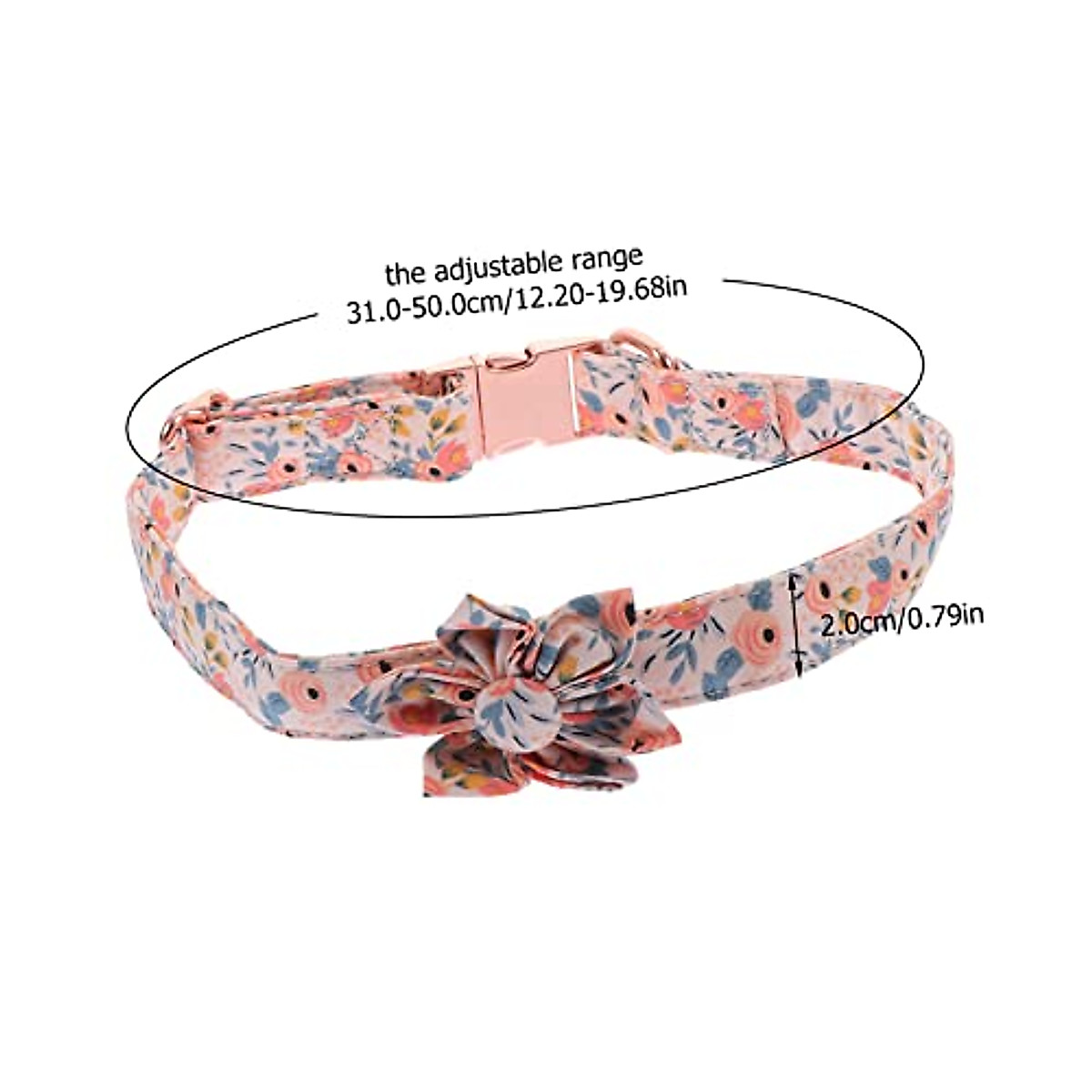 Mipcase Pet Collar Puppy Collars Kitten Collars Soft Cat Collar Cone Dog Training Collar Dog Cone Collar Pet Neckbands Cat Necktie Pet Decor Accessory Cotton Printing Pink Dog Leash