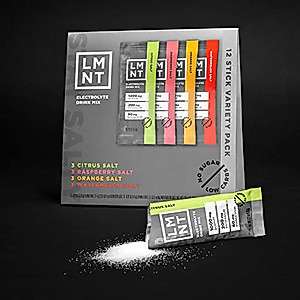 LMNT Keto Electrolyte Powder Packets | Paleo Hydration Powder | No Sugar, No Artificial Ingredients | Variety Pack | 12 Stick Packs