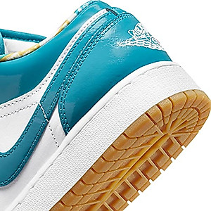 Jordan Big Kid's 1 Low SE Barcelona Cyber Teal/Cyber Teal-White (DM0589 400) - 4