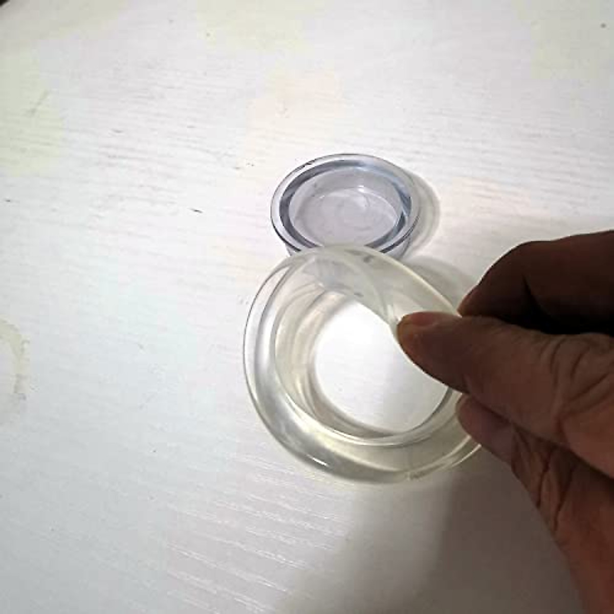 TUNAMAQU Umbrella Hole Ring Plug Set, Table hole cover, Umbrella table ring, for Tempered Glass Outdoors Table (Pack of 2)