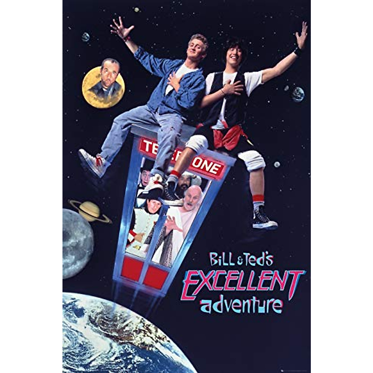 POSTER STOP ONLINE Bill & Ted's Excellent Adventure - Movie Poster (Regular Style) (Size 24 x 36)
