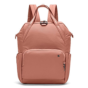 Pacsafe Women's Citysafe CX 17L Anti Theft Backpack-Fits 16 inch Laptop, ECONYL Rose, One Size