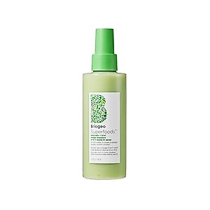Briogeo Superfoods Avocado and Kiwi Mega Moisture 3-in-1 Leave In Conditioner | Hydrate, Detangle, and UV Protection | Vegan, Phalate & Paraben-Free | 5.75 Ounces