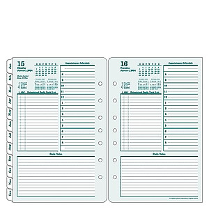 FranklinCovey - Original One Page Per Day Ring-Bound Planner (Classic, Jan 2024 - Dec 2024)