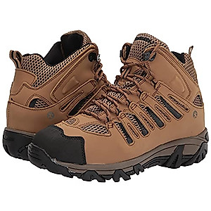 Northside Men's Mid Stimson Ridge Waterproof Hiking Boot, Tan, 7.5
