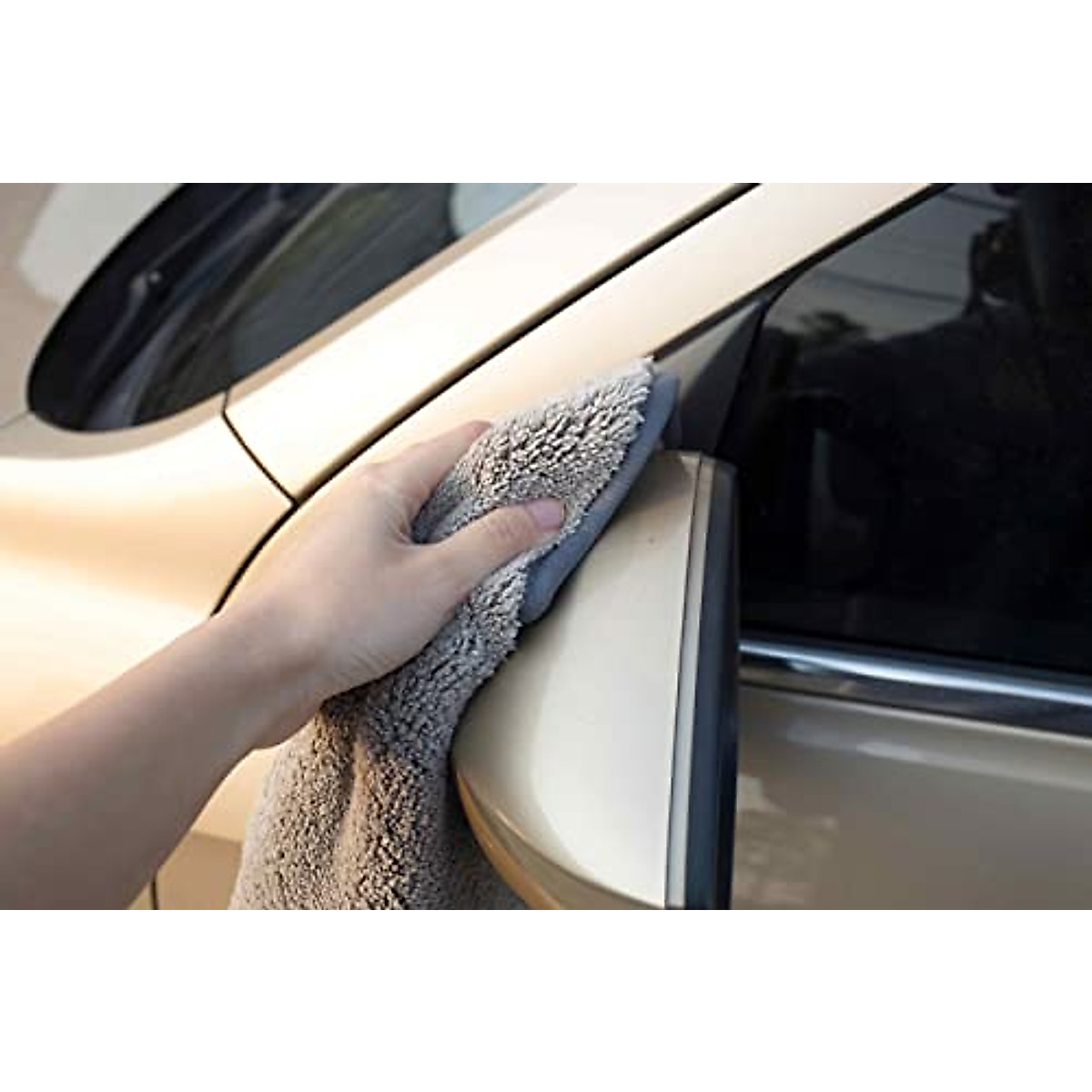 ANOUR Microfiber Towels for Cars Plush Microfiber Car Drying Towel Scratch-Free 36” x 25” Durable Cloth for Car Cleaning