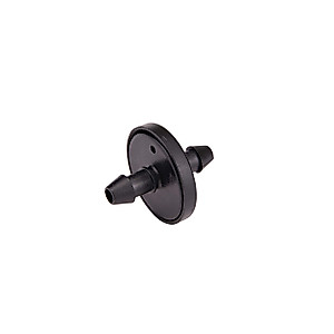 Raindrip 117025B, 1 GPH Inline Dripper for Drip Irrigation Systems, 25-Pack, Drip Irrigation Emitters for Drip Irrigation Gardening Systems, Fits 1/4-Inch Suppy Tubing, Black