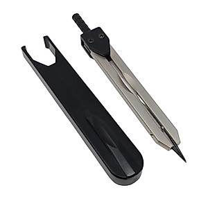 Electrocardiogram Caliper Black Calipers Electrocardiogram Divider for Nursing (Black)