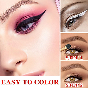 BKPPLZP Matte 12 Colors Makeup Naked Eyeshadow Palette,Nude Matte Eyeshadow Palette,Natural Pigment Eye Shadow Pallete Set Long Lasting & Waterproof Smokey Eye Professional Beauty Makeup Kit