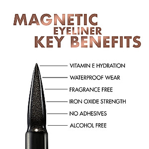 MoxieLash Sassy Kit - Mini Liquid Magnetic Eyeliner for Magnetic Eyelashes - No Glue & Mess Free - Fast & Easy Application - Set of Sassy Lashes & Instruction Card Included (Sassy Lash Kit)